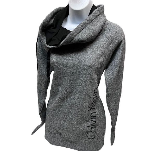 Calvin Klein | Sweaters | Calvin Klein Sweaterwomens L Grey Cowl Neck ...